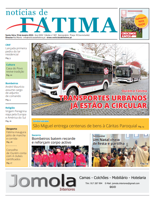 Edição | 19 de janeiro de 2024 | Notícias de Fátima